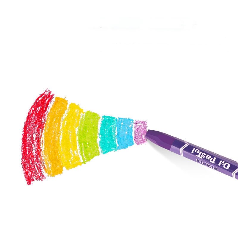 36 Colors Hexagon Shape Crayon Oil Pastel Artist S... – Vicedeal