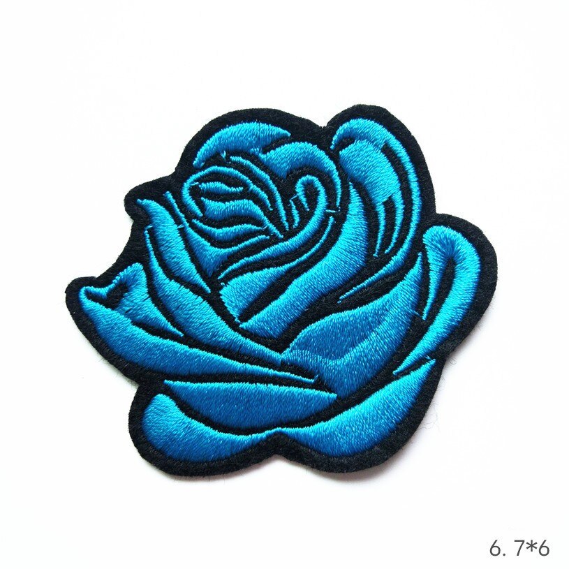Iron Op Bloem Patches Voor Kleding Strepen Rose Ba... – Grandado