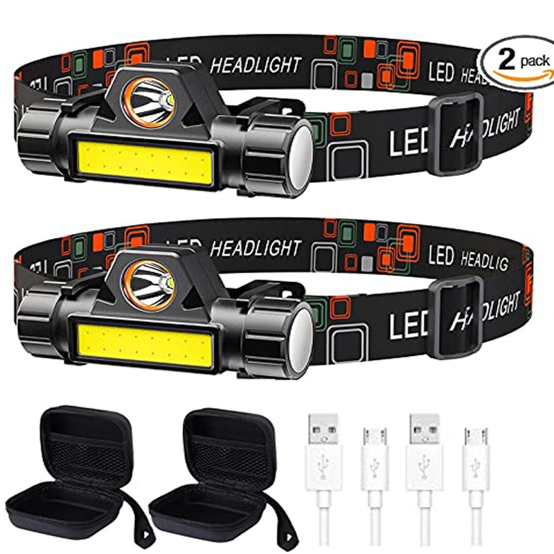 High Lumen COB LED Headlamp Super Bright Headlight... – Grandado