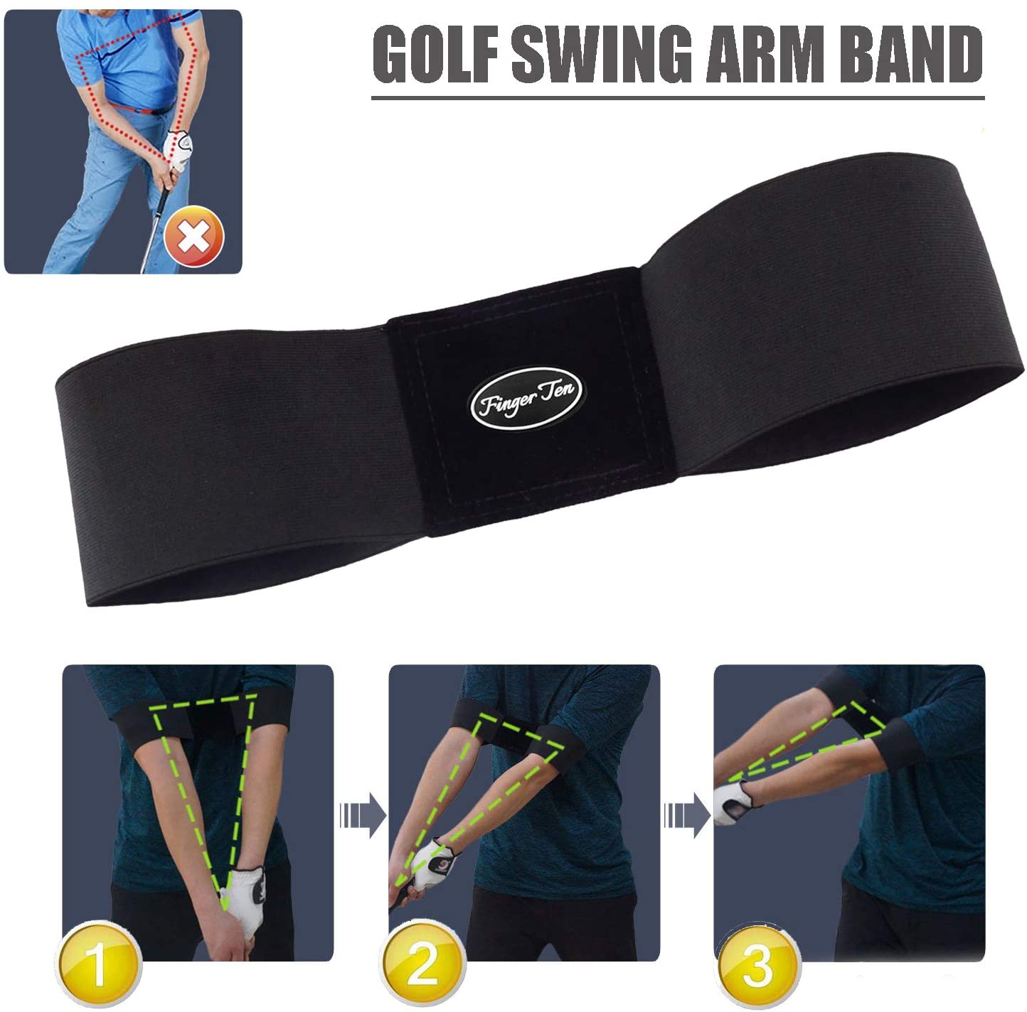 Hitting Practicing Golf Swing Speed Trainer Smash ... – Grandado