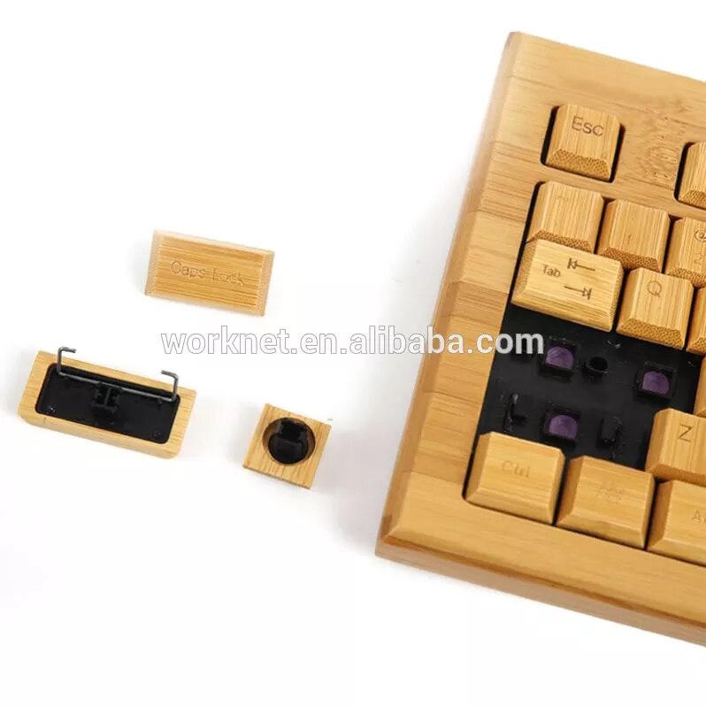 eco-friendly handmade 108 keys 3 keypads bamboo wo... – Vicedeal