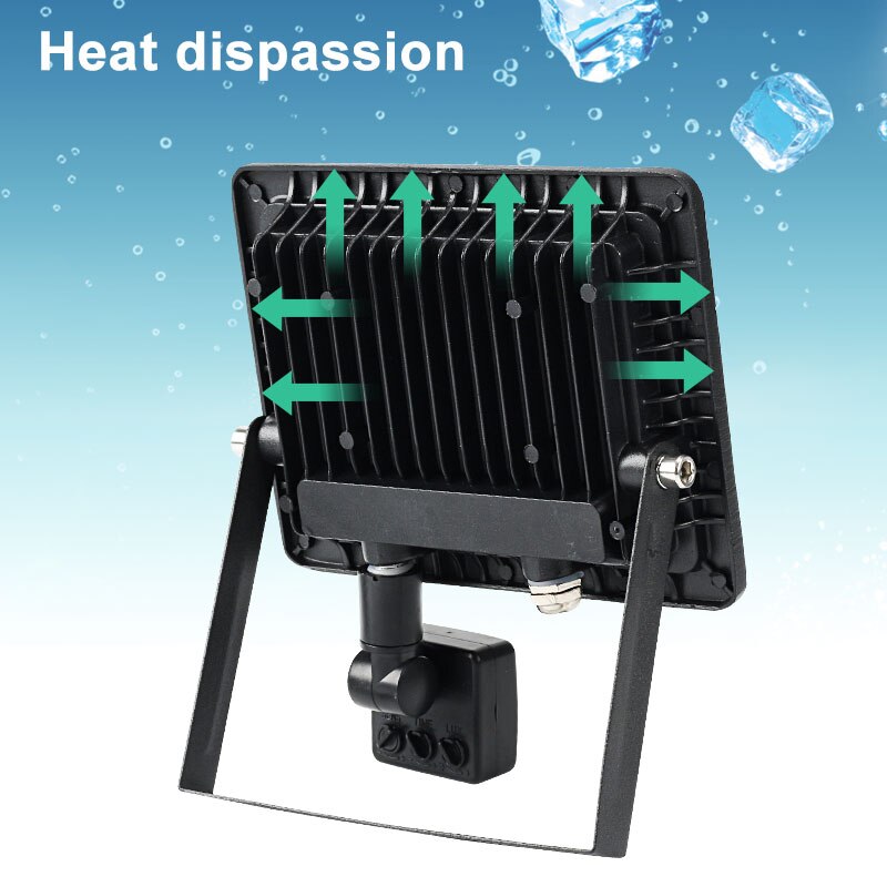LED Floodlight 10W 20W 30W 50W Waterproof PIR Moti... – Grandado