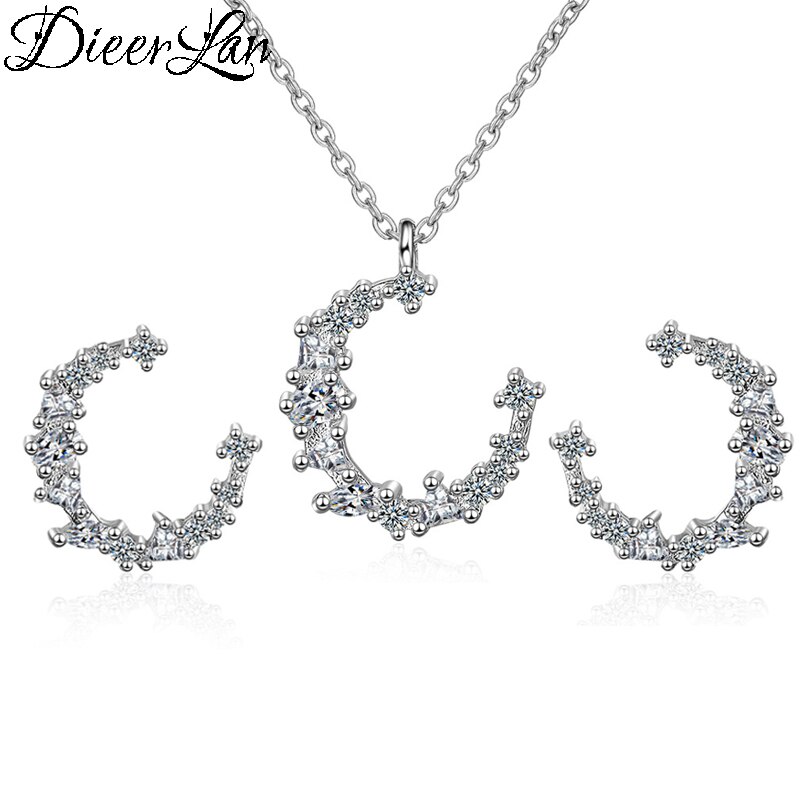 Bijoux Bridal Jewelry Sets 925 Sterling Silver Moo... – Grandado