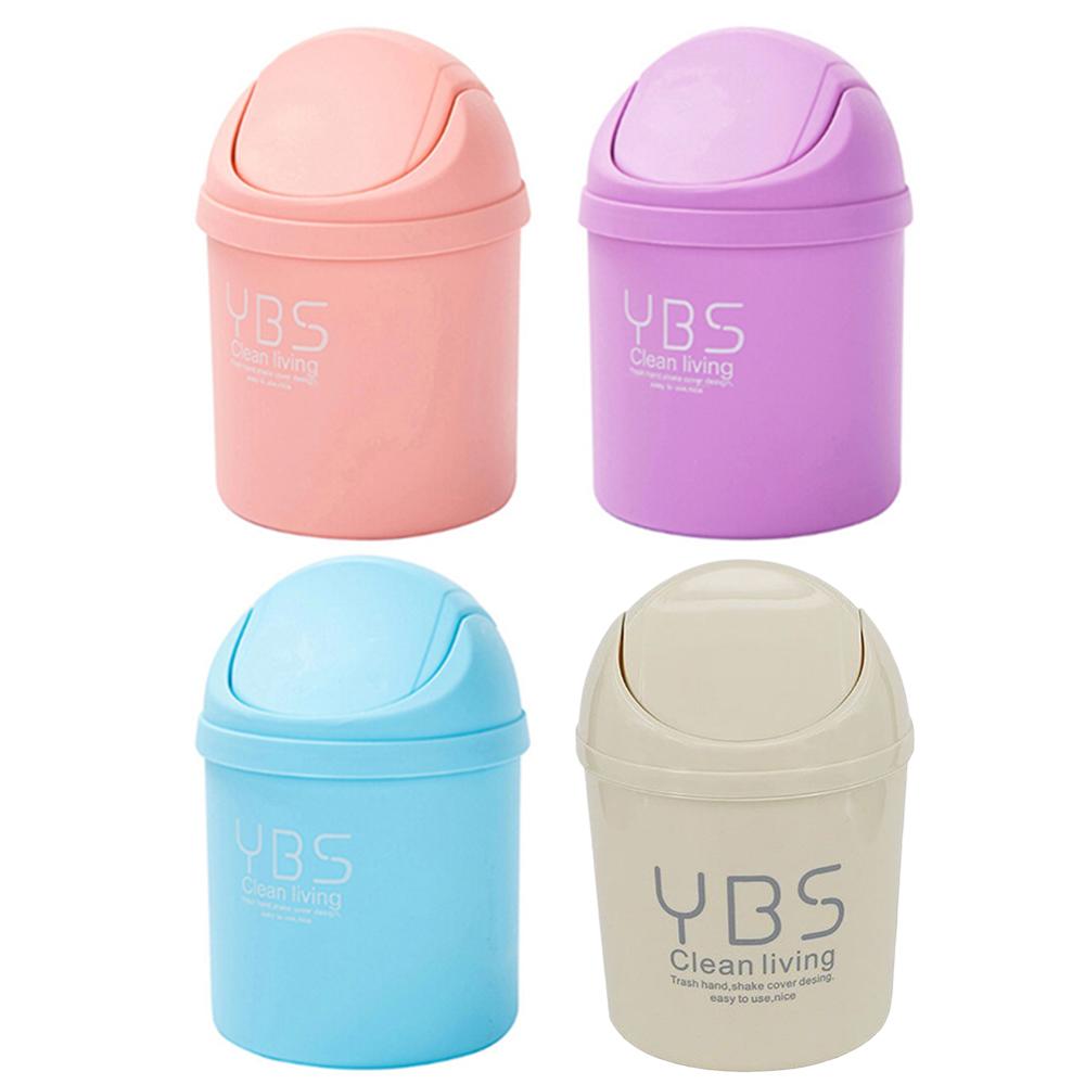Kitchen Office Waste Bin Small Trash Can Mini Desk... – Vicedeal