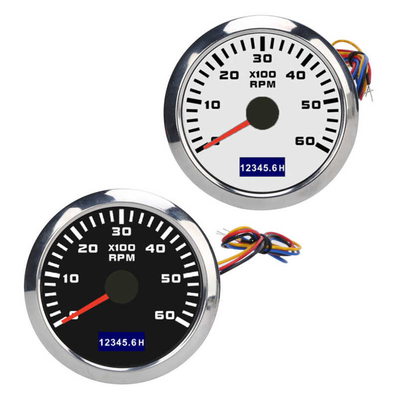 Boot Gauge Waterdichte Tacho Meter Met Rode Wijzer... – Vicedeal