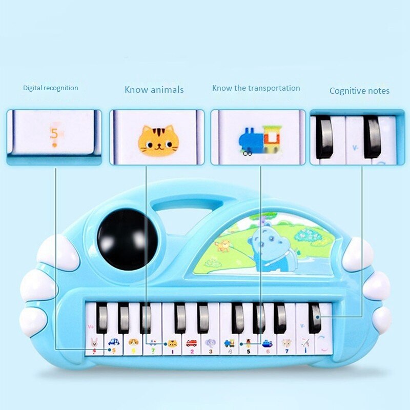 QIAOWA Q Piano Keyboard Toy for Kids Mini Piano Ed... – Grandado