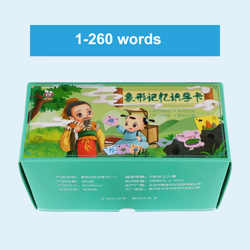 Characters Hanzi Cards With Picture Literacy Doubl... – Grandado