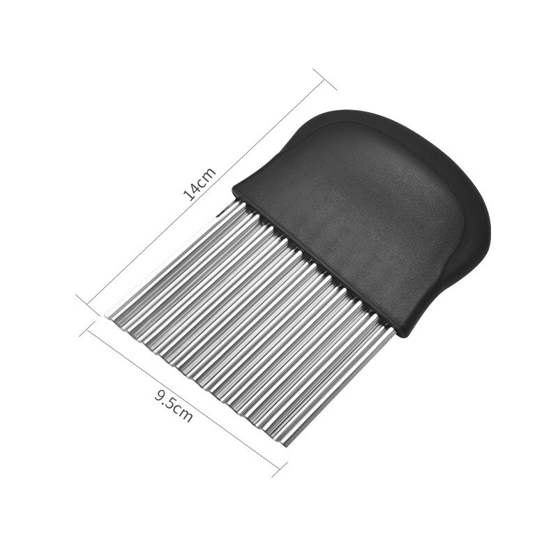 Non-slip Stainless Steel Vegetable Fruit Wavy Cutt... – Vicedeal