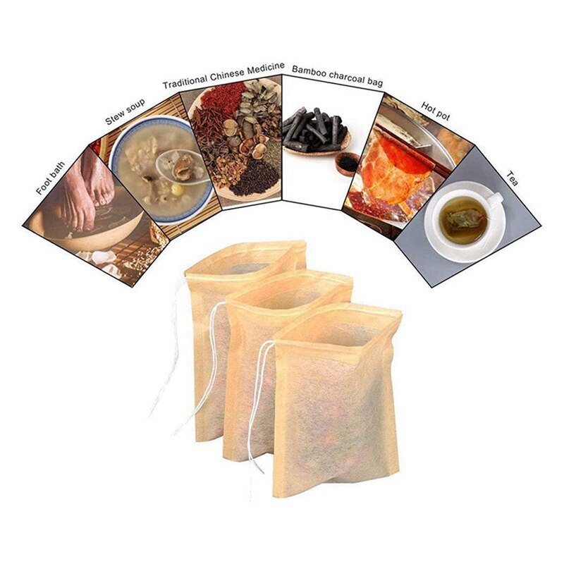 Tea Strainer Bag, Disposable Tea Bag Paper Teapot ... – Grandado