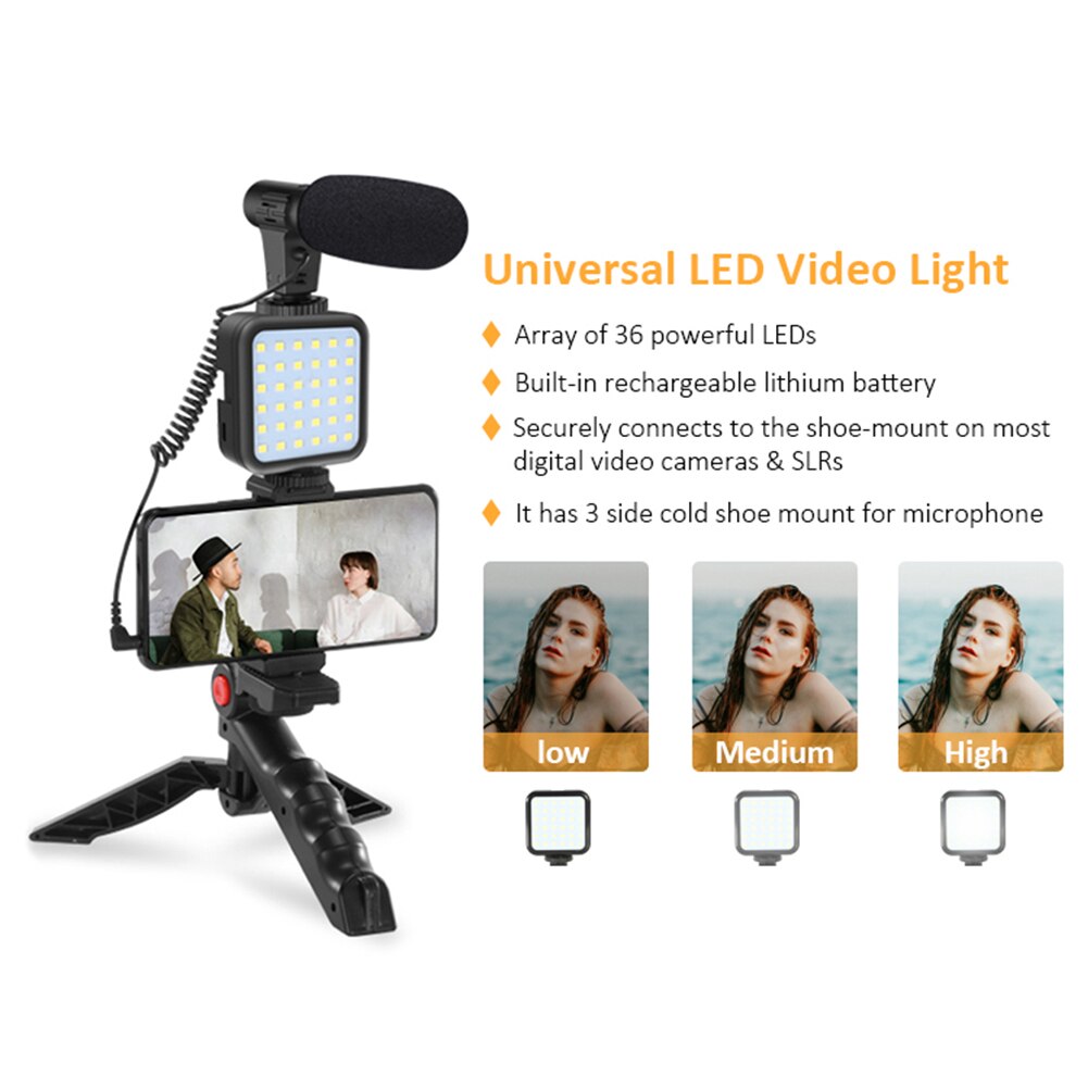 Smartphone Vlogging Kit Video Recording Equipment ... – Vicedeal