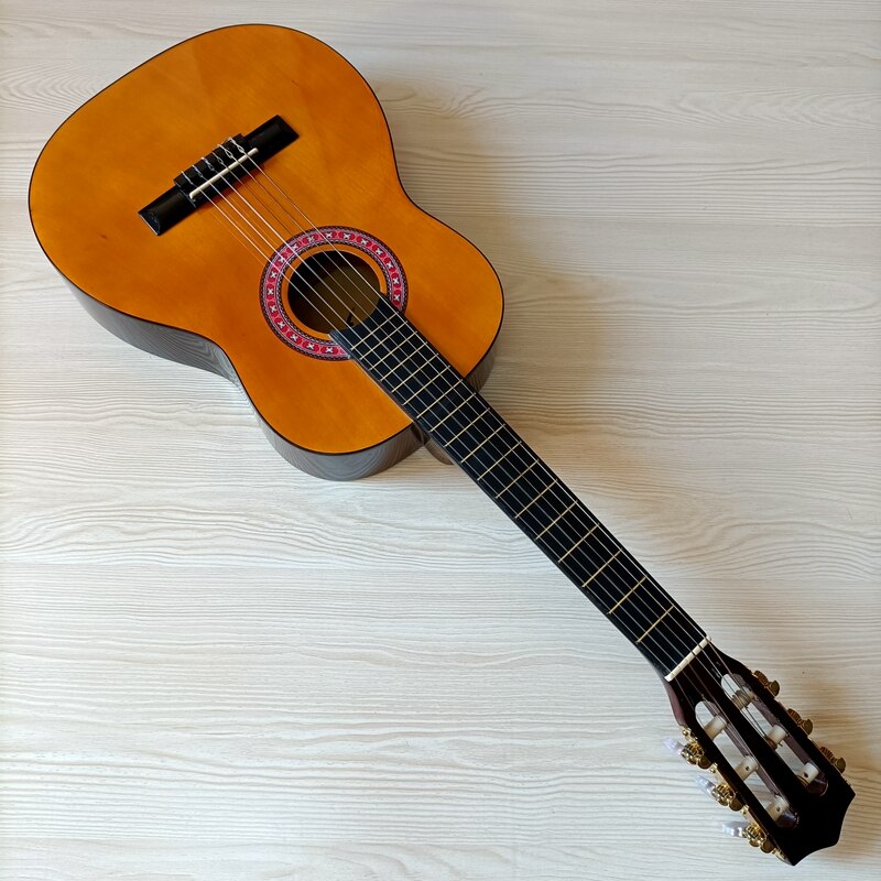 stock 30 inch orange full basswood body classic gu... – Grandado