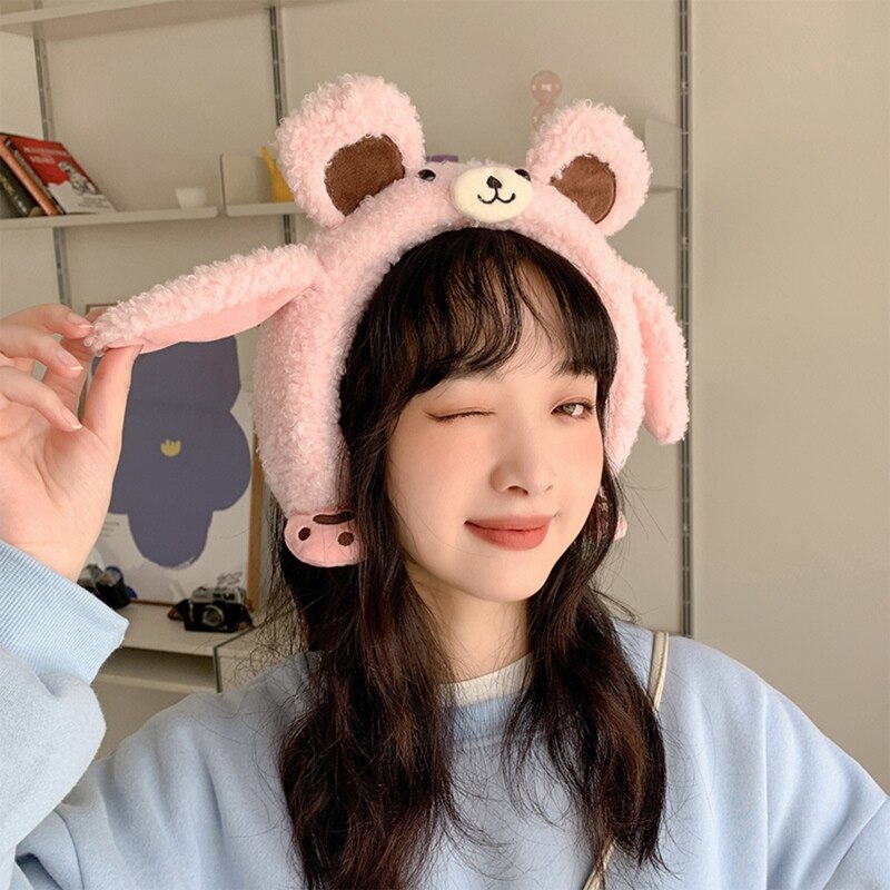 Animal Hat With Moving Ears Cute Headband Moving E... – Grandado