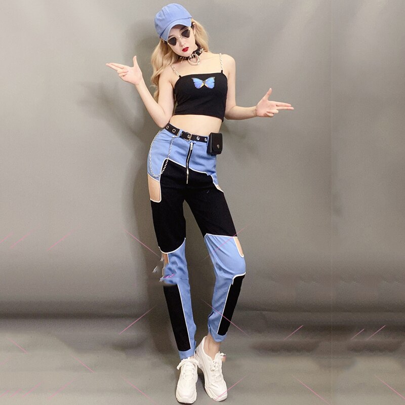 Hip Hop Street Dance Performance Costume Female Ja... – Grandado