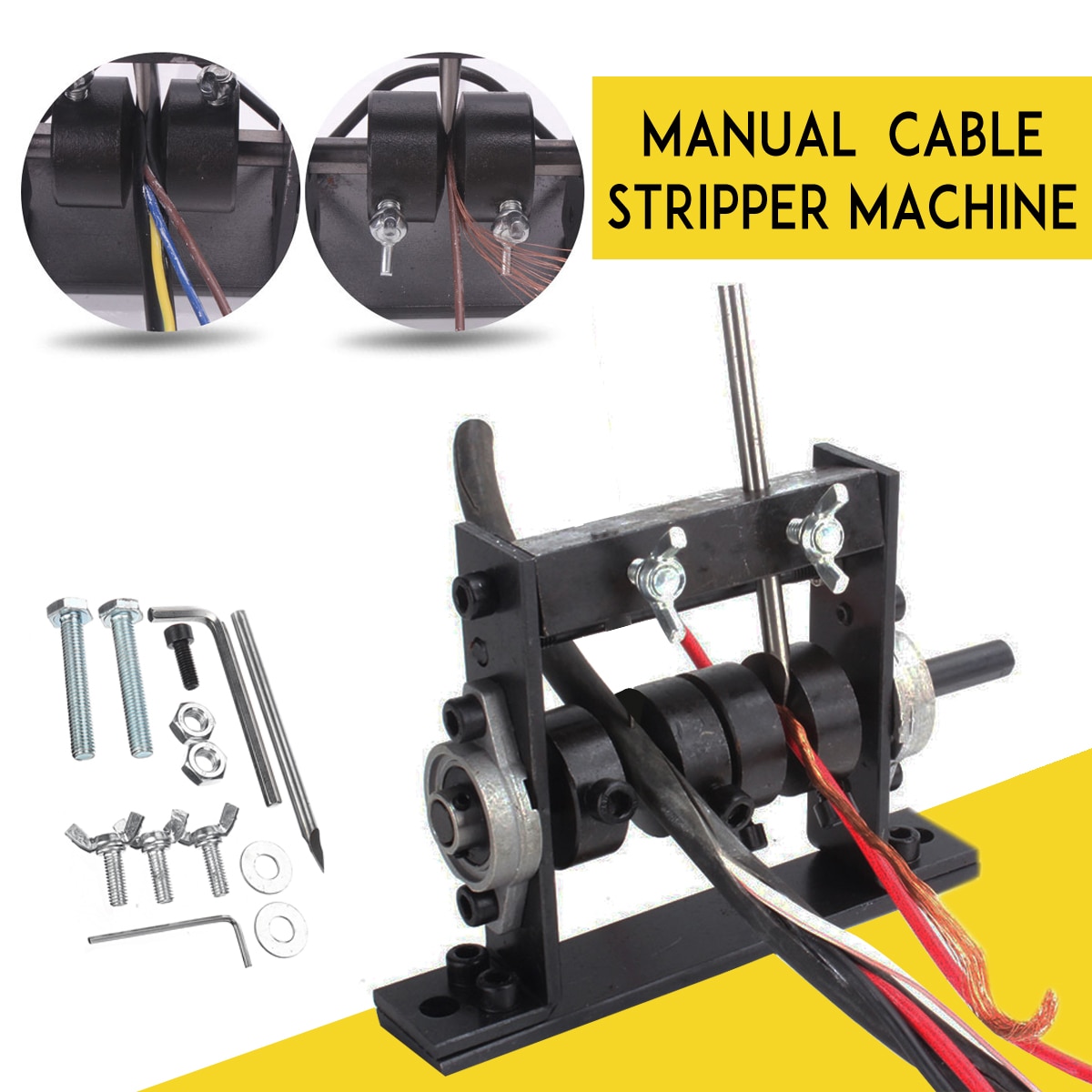 Manual Wire Cable Stripping Peeling Machine Cable ... – Vicedeal
