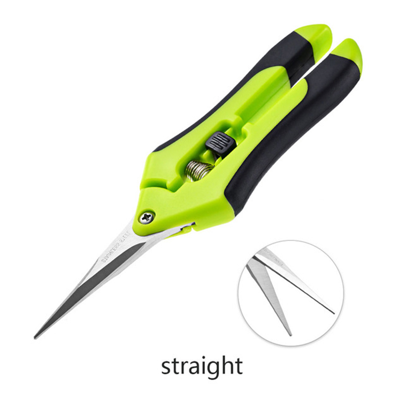 Gardening Hand Pruner Titanium Coated Curved Strai... – Grandado