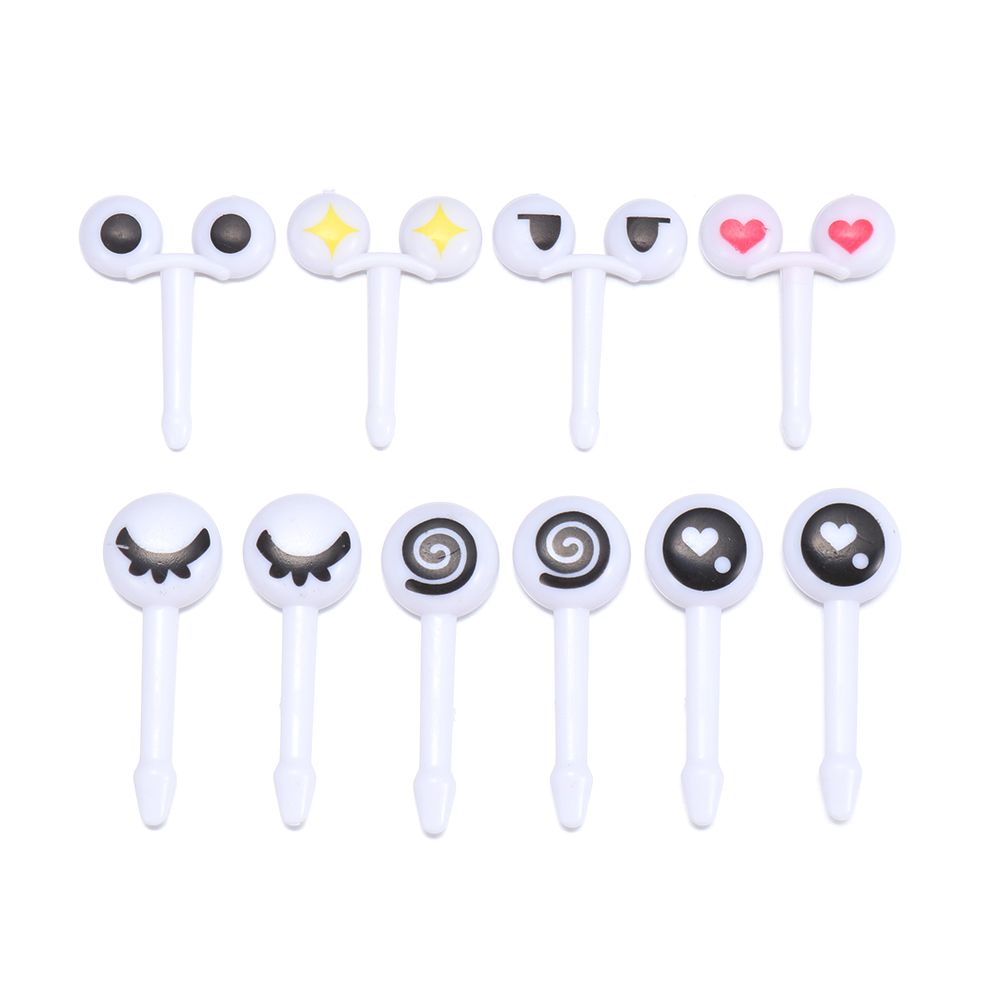 Cute Dessert Tableware Lovely Eye Fruit Toothpick ... – Grandado