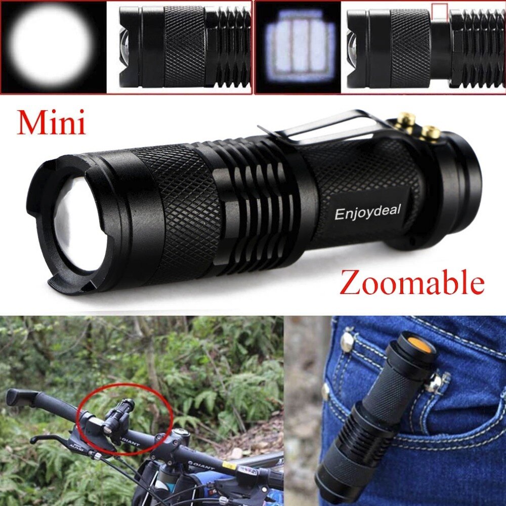 5 farben Mini LED Taschenlampe Q5 2000lm Taschenla... – Grandado