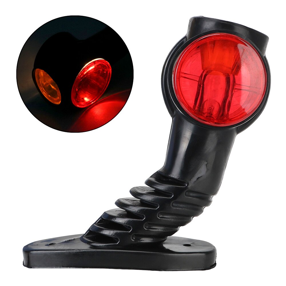 24V LED Marker Side Light 3 Face Red Amber White E... – Vicedeal