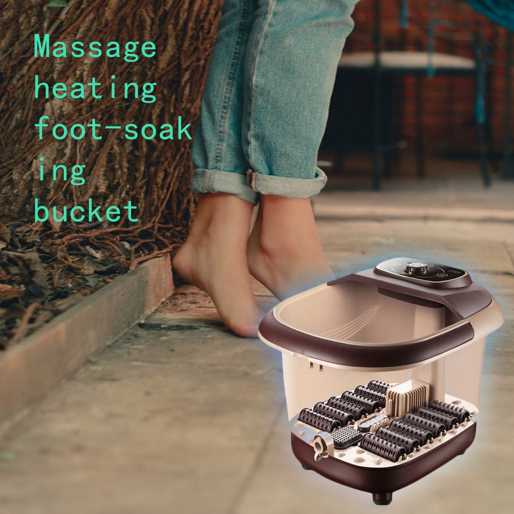 Foot Tub Automatic Massage Heated Foot Bath Barrel... – Vicedeal