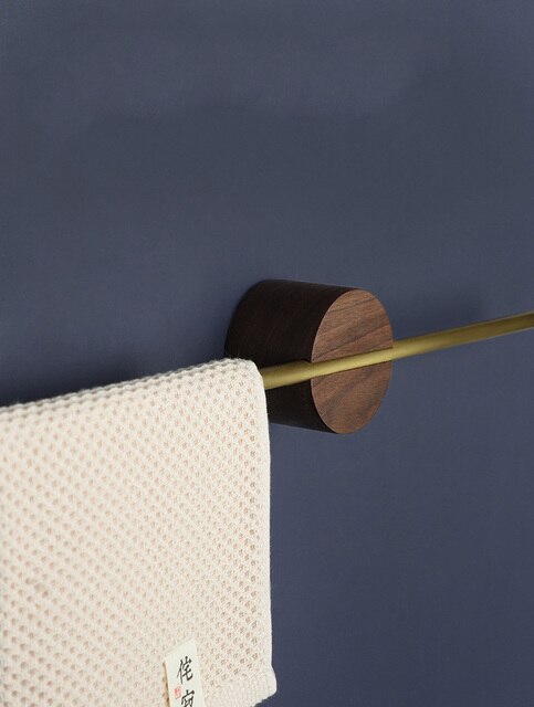 Brushed Polished Brass Towel Shelf Wall Mounted Ba... – Grandado