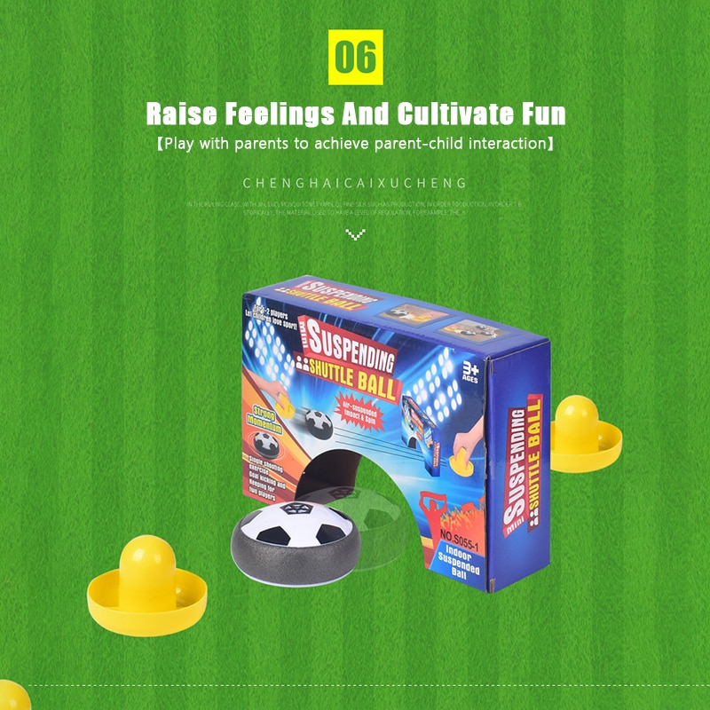 Floating LED Football Toys Air Soccer Disc Hoverin... – Grandado