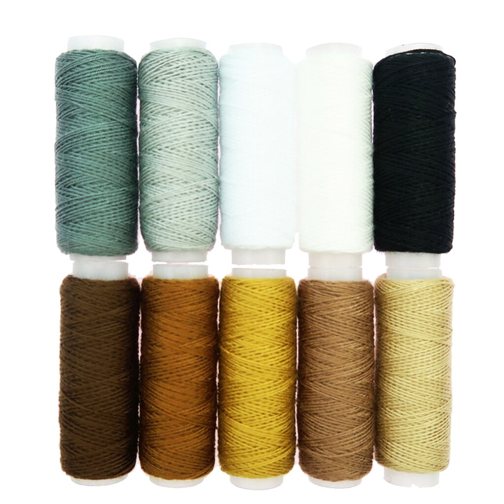 10Pcs Colour Polyester Cotton Thread Set Reel Spoo... – Grandado