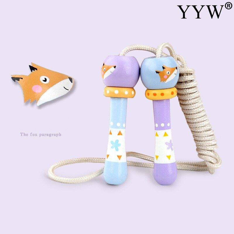 Barn tecknad hopprep trähandtag hopprep studenter ... – Grandado