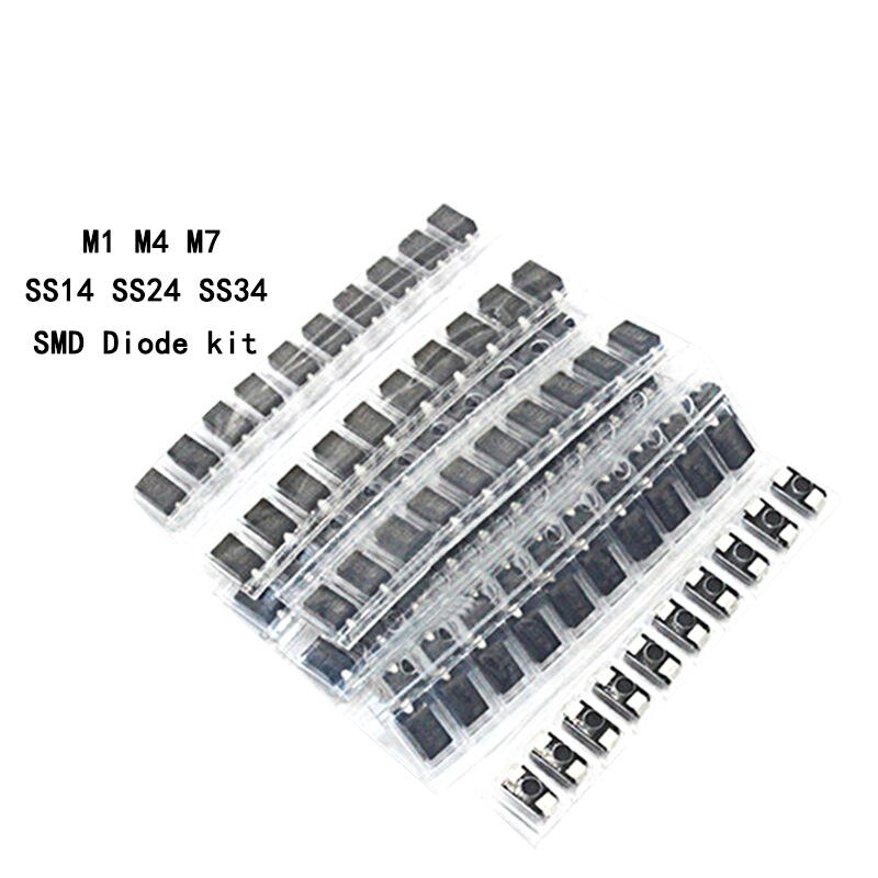 SMD diode schottky ensemble pack M7 1N4007 M4 1N40... – Grandado