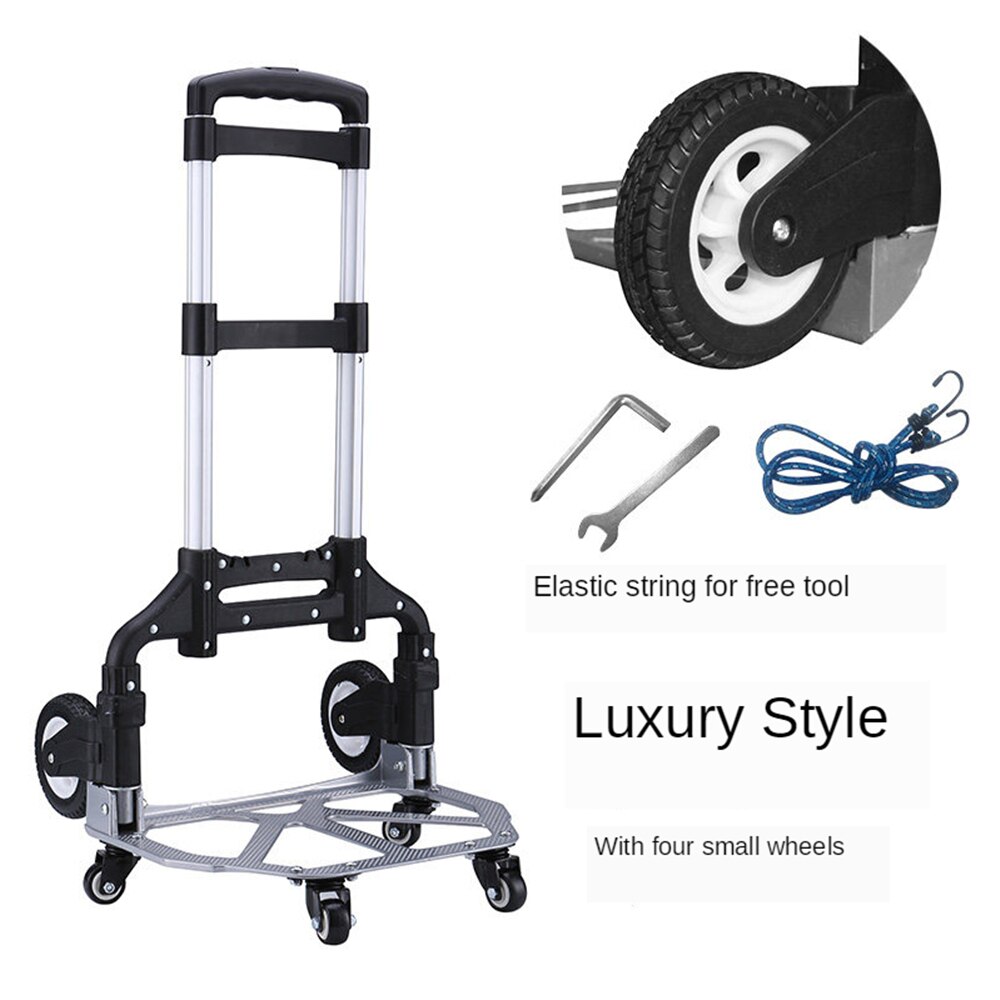 B-LIFE Folding Hand Truck Dolly Heavy Duty 2-Wheel... – Grandado