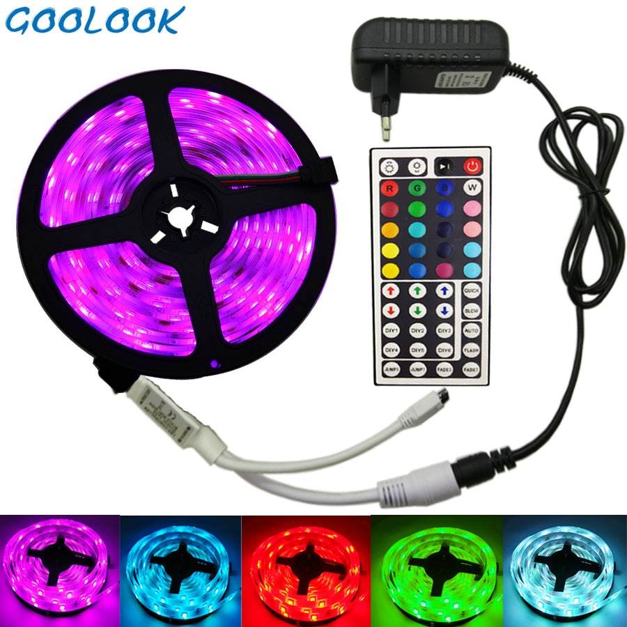 LED Light Strip RGB SMD 5050 2835 LED Tape 5 M Wat... – Vicedeal