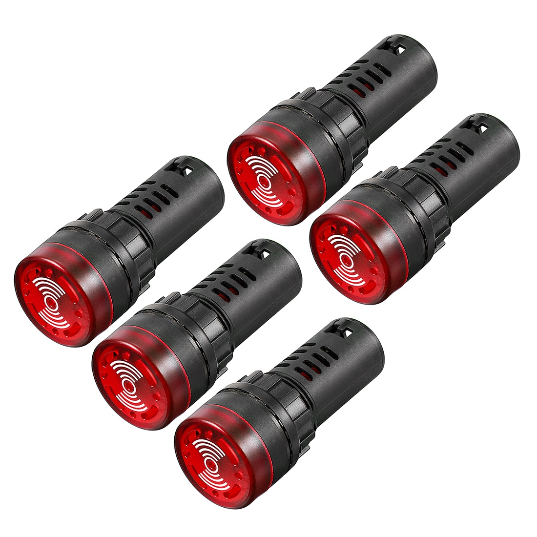 Uxcell 5pcs Pilot Light AC 220V Panel Indicator Kn... – Grandado