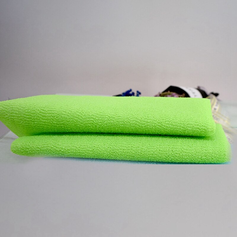 Nylon Solid Color Bath Towel Pull Back Towel Exfol... – Grandado