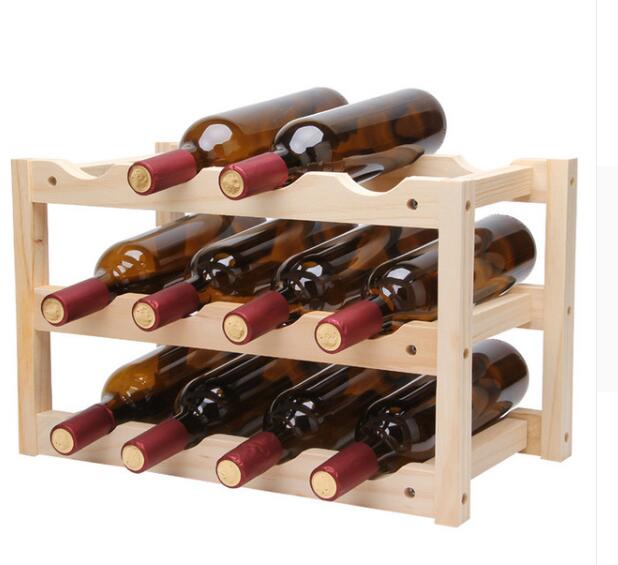 folding wine wooden frame European wooden wine dis... – Vicedeal