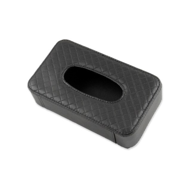 leather car tissue box car sun visor type hanging ... – Vicedeal
