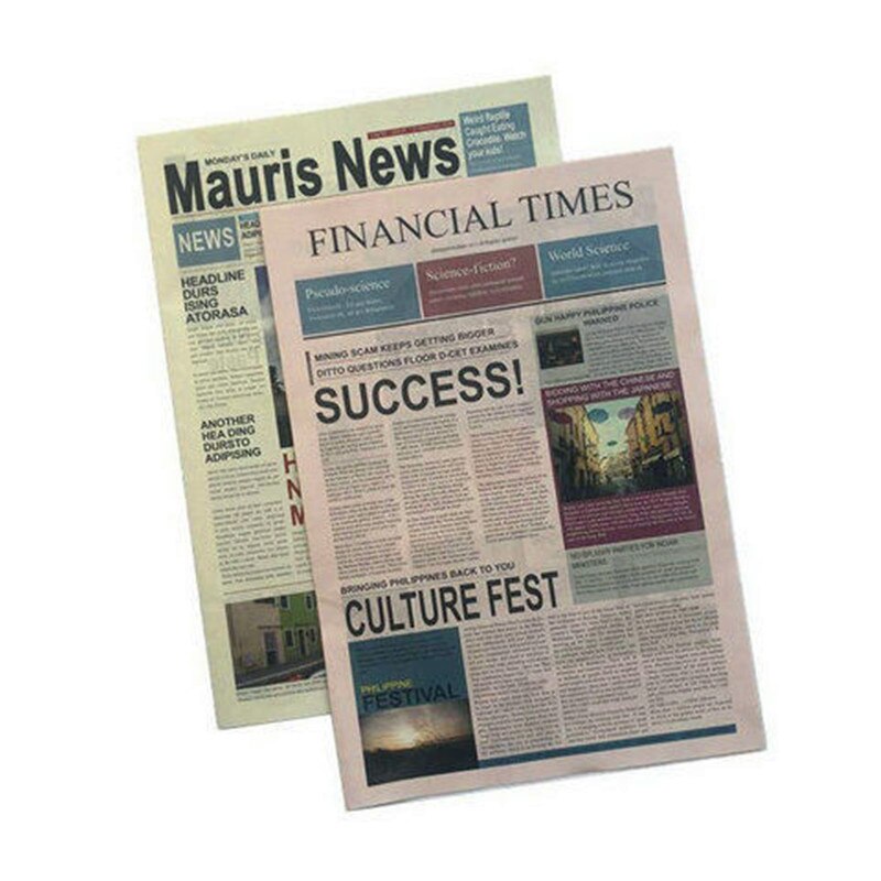 Creatieve Retro Engels Krant Oude Krant Ins Foto P... – Vicedeal