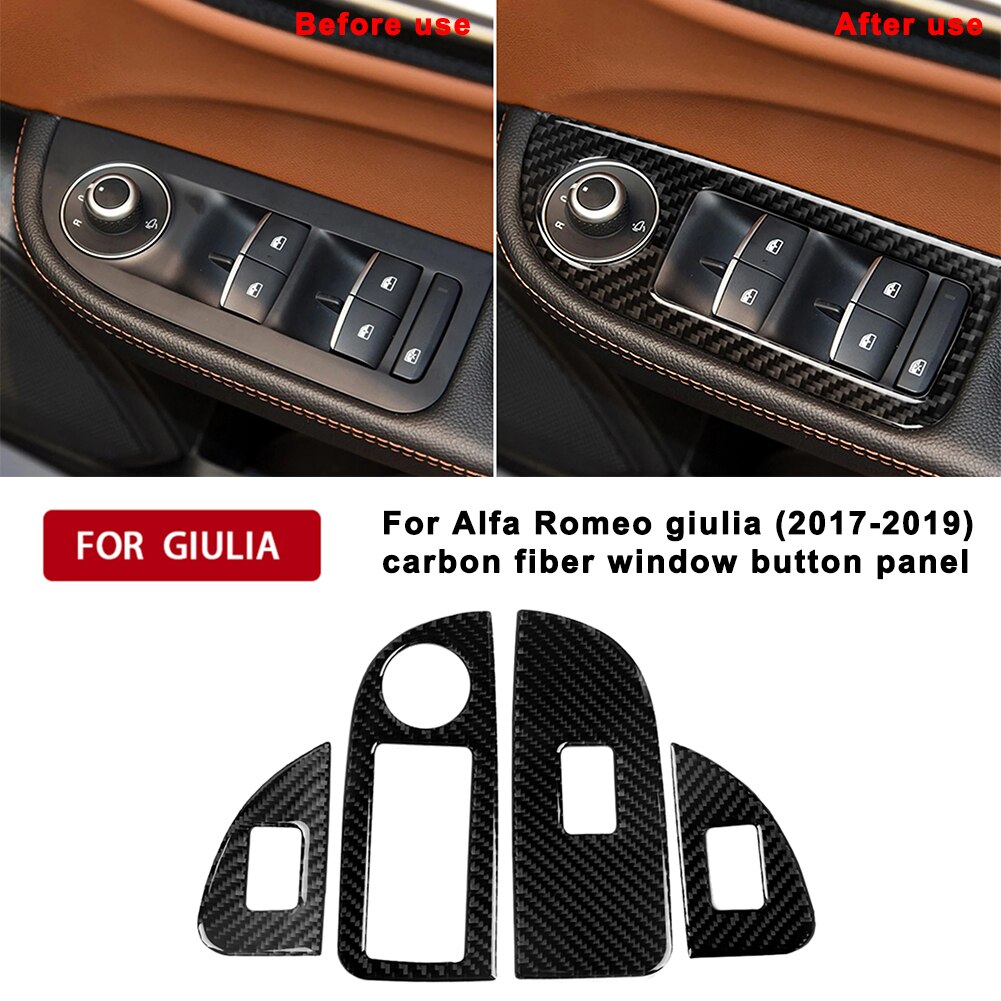 Koolstofvezel Auto Interieur Decoratie Voor Alfa R... – Grandado