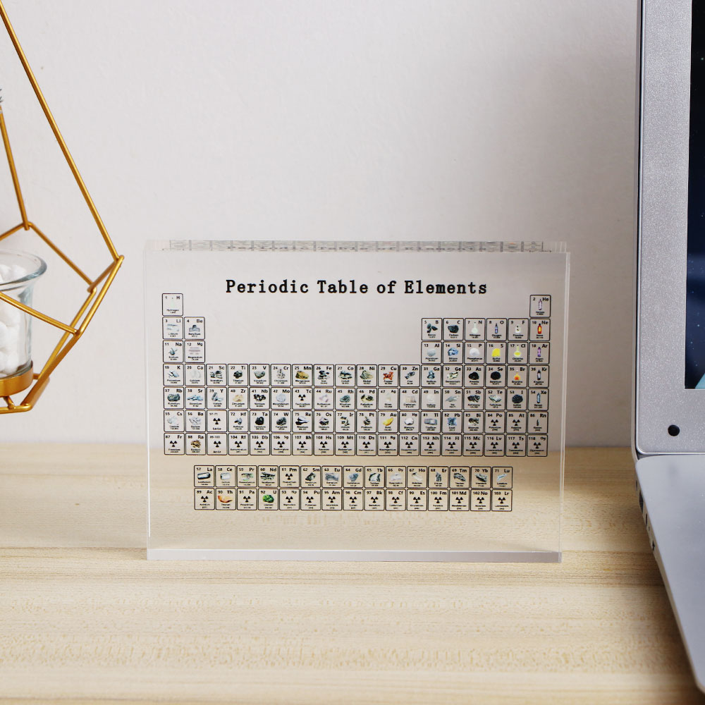 Acrylic Periodic Table Display Kids Teaching Schoo... – Grandado