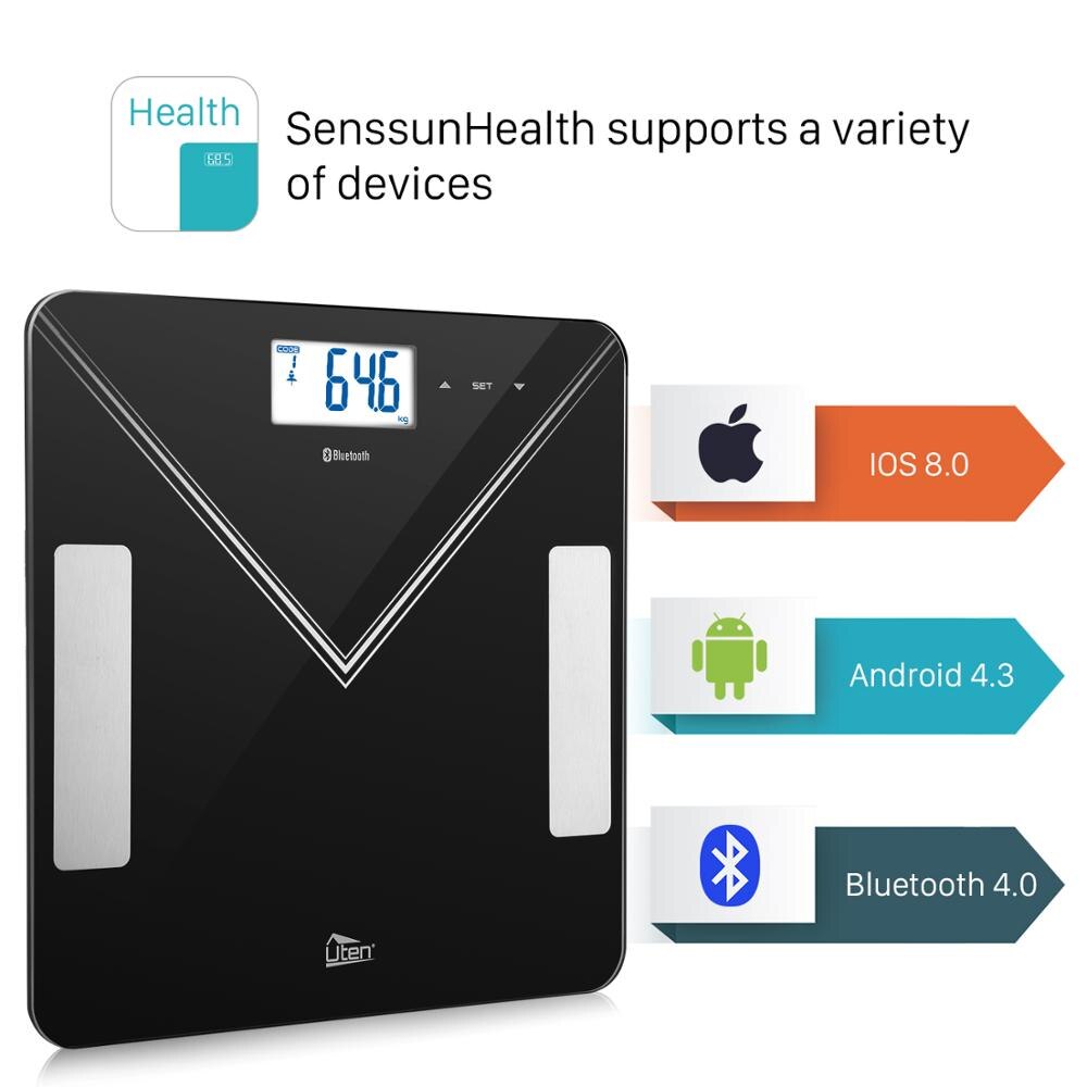 Bluetooth Digital Weight Scale Smart Body Fat Scal... – Grandado