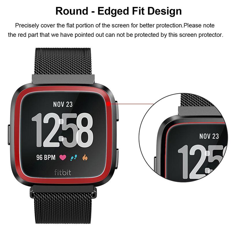 1/3/5 Stuks Screen Protector Film Voor Fitbit Vers... – Grandado 1/3/5 Stuks Screen Protector Film Voor Fitbit Vers... – Grandado