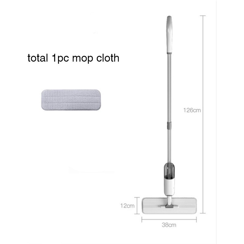 Fregona escurrible con pulverizador, mopa plana pa... – Grandado