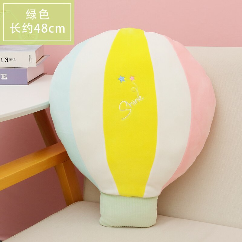 48cm Cute Cartoon Air Balloon Plush Cushion Toys S... – Grandado