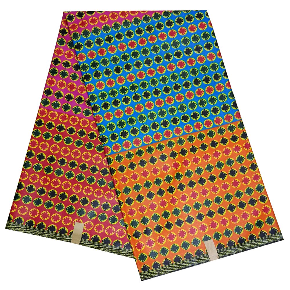 African Fashionable Pattern Print Colorful 100% Co... – Grandado