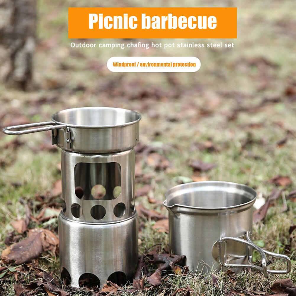 Outdoor Portable Camping Stove Roasting Stove Stai... – Grandado