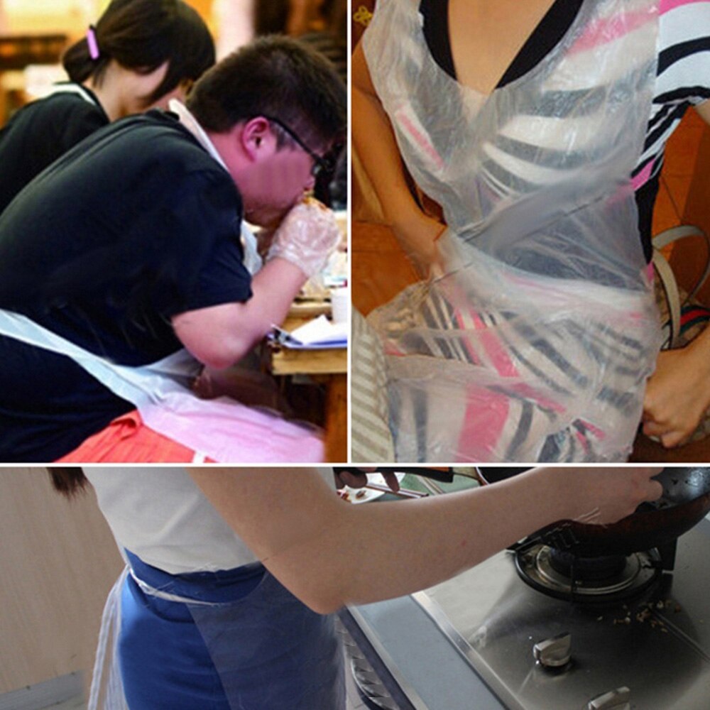 50PCS Children's Thickened Meal Plastic Apron Wate... – Grandado