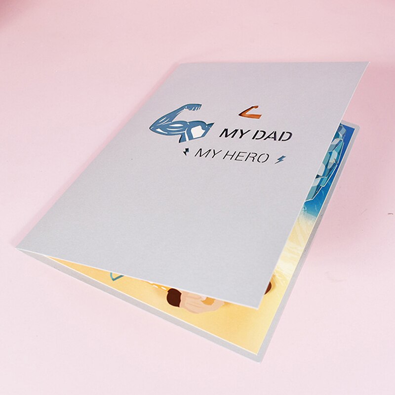 Happy Fathers Day Card 3D Birthday Cards for Dad G... – Vicedeal