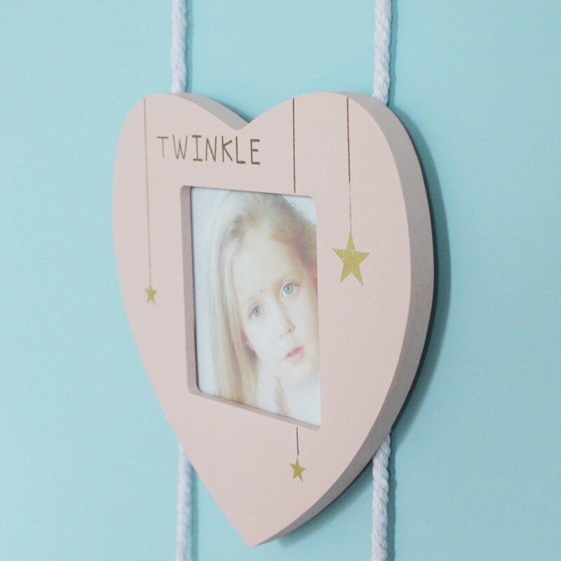 Modern Cute Triple Wall-Mounted Wooden Photo Frame... – Grandado