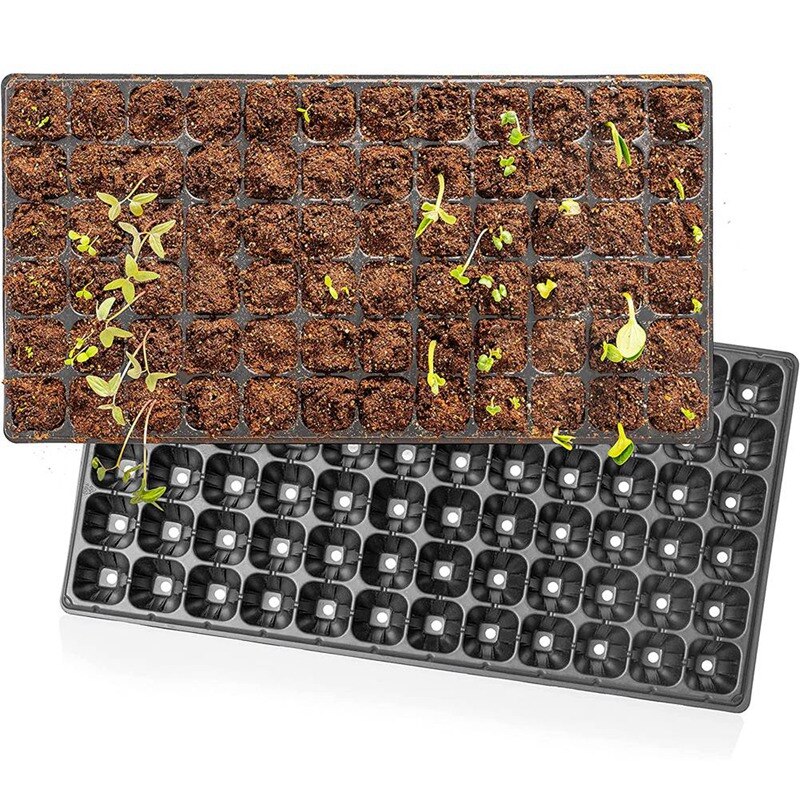 10-Pack Seed Starter Kit, 72 Cell Seedling Trays G... – Vicedeal