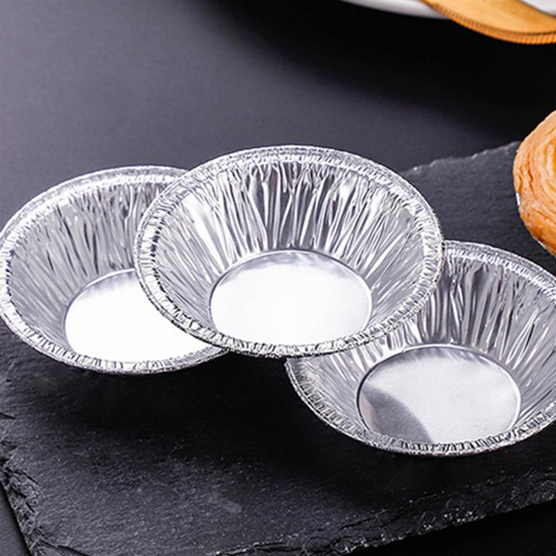 250pcs Disposable Egg Tart Bowls Tin Foil Egg Tart... – Vicedeal