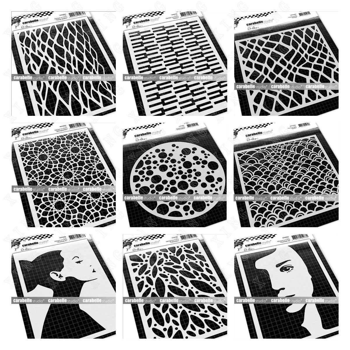 Drawing Mold Soap Bubbles Wire Mesh Scales Portrai... – Vicedeal