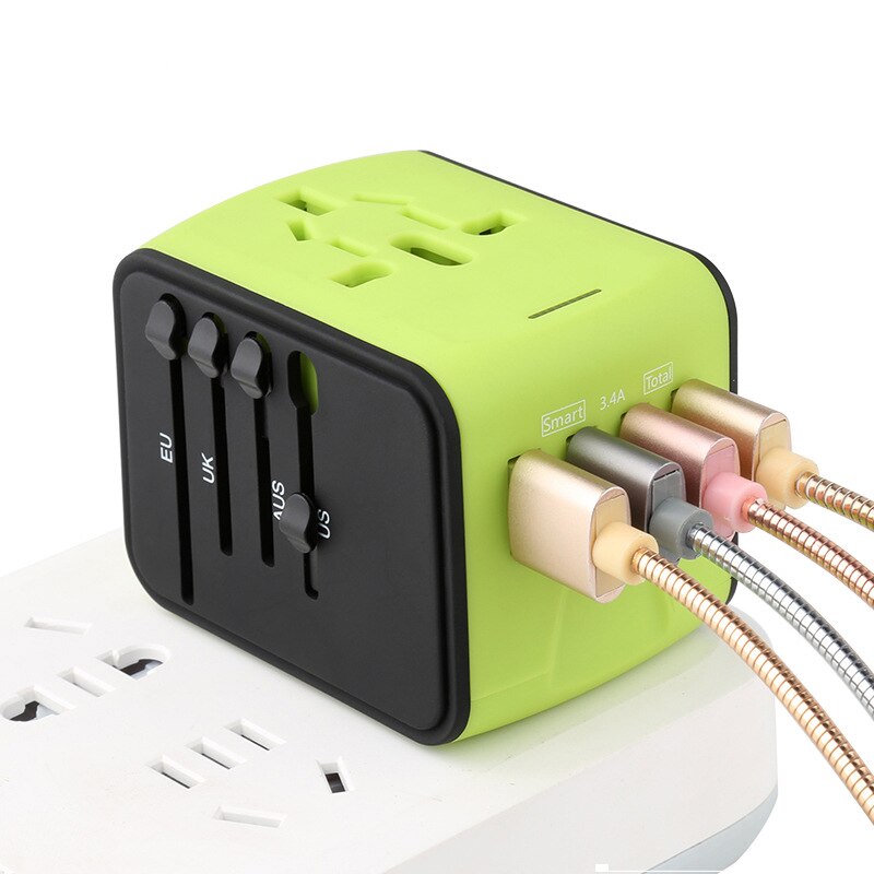 Multi-nation Travel Adapter With USB Charger/USB T... – Vicedeal